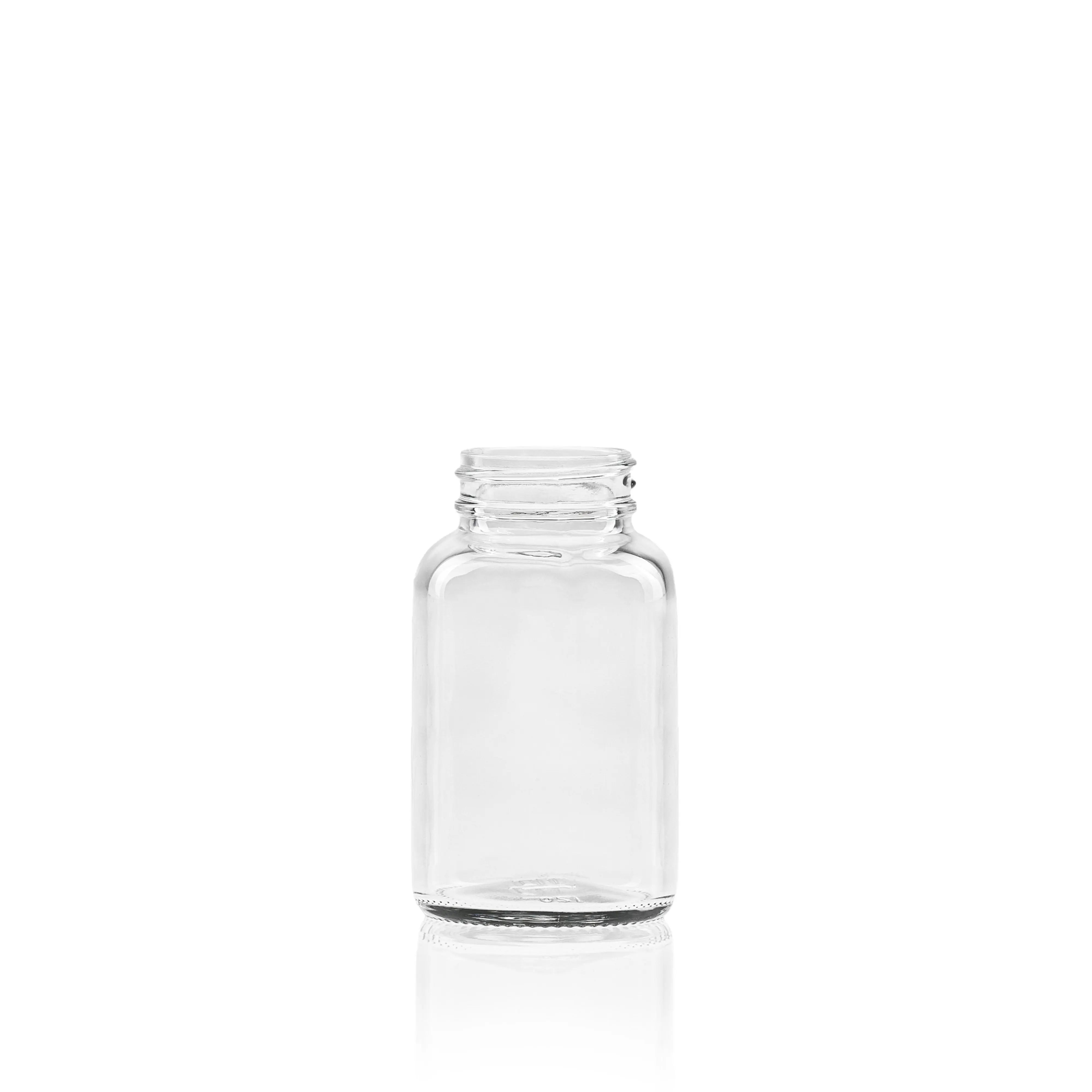 Glass Jar 200 ml GPI 45/400 White Flint